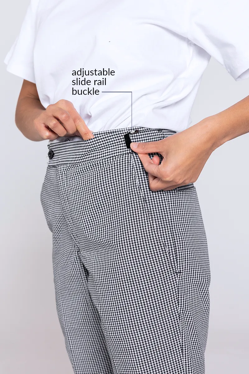 XL Traditional Check Alex Chef Pants | Aussie Chef
