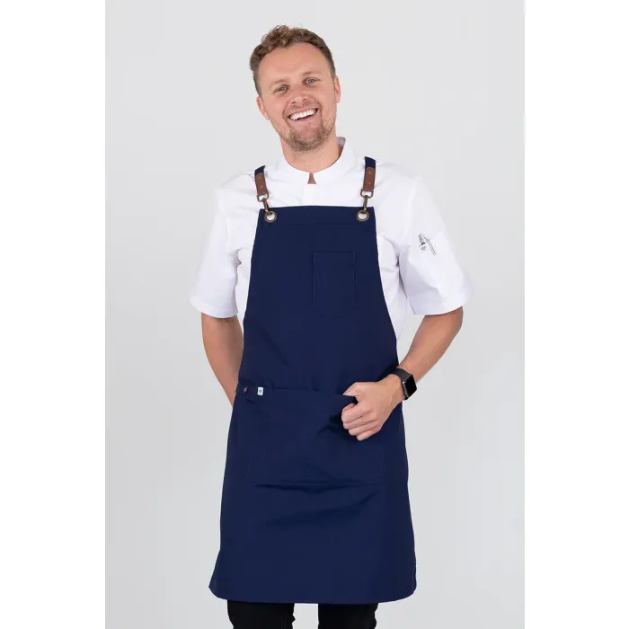 Luna Navy Bib Apron - Buy Aprons Online in Australia
