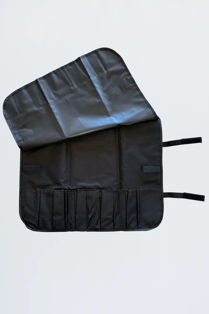 Chef Knife Wrap Black 10 Pocket - Hospitality Uniforms Supplier